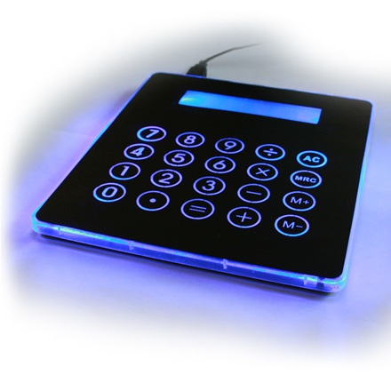 Калькулятор, коврик для ПК мыши, HUB (4) с неоновой подсветкой 11338 ...