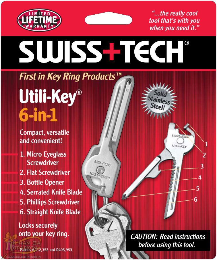 Swiss+Tech Utili-Key 6-in-1 3917985 купить в Москве: цены и отзывы