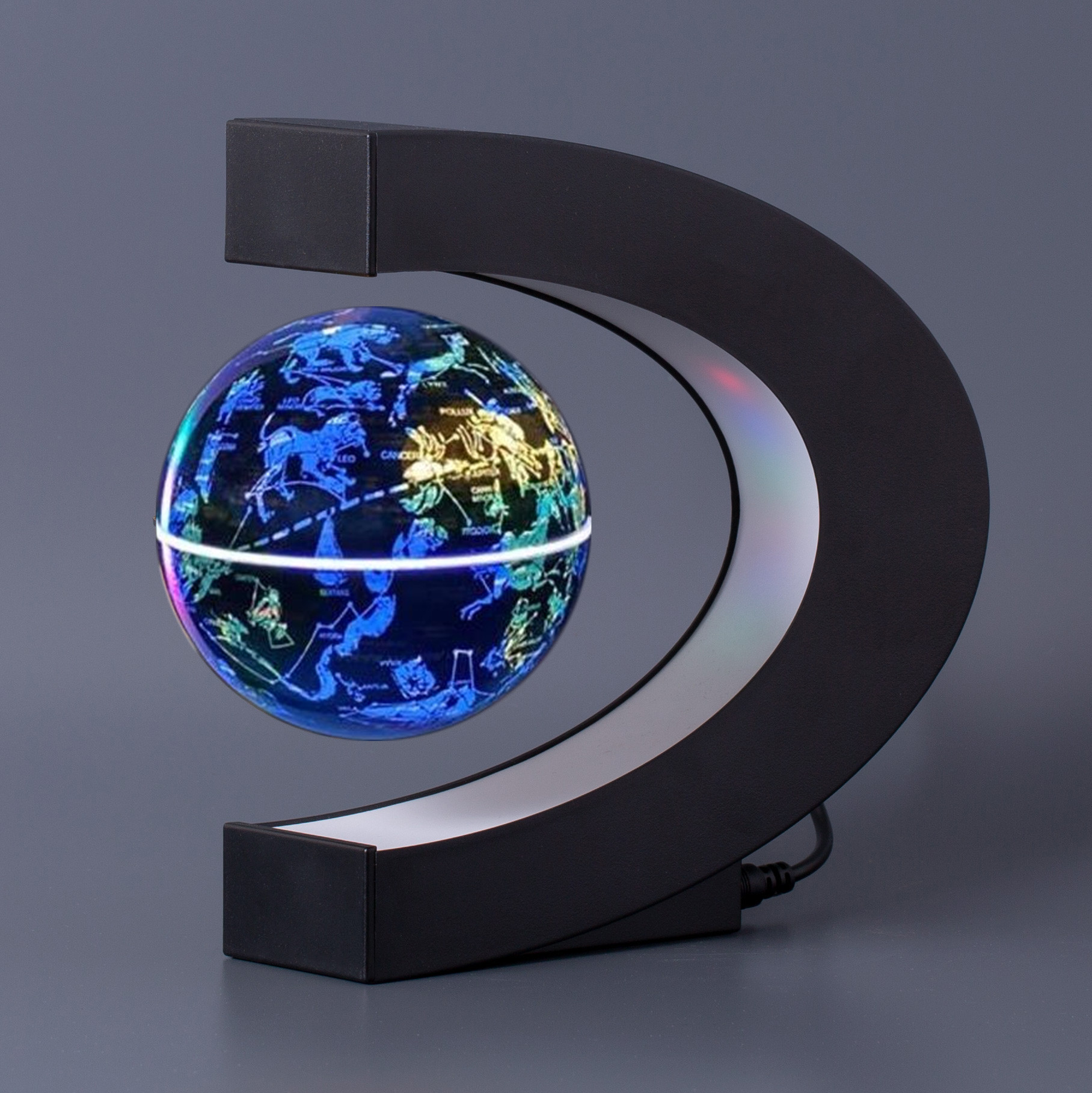 Летающий светящийся глобус с RGB-подсветкой (физический/созвездия) (D ...