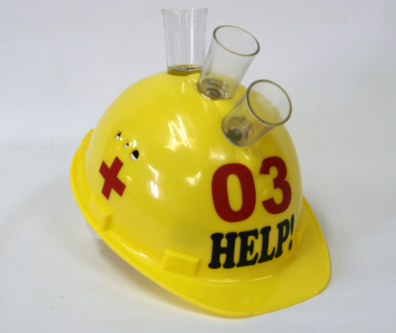 Каска с рюмками 03 HELP желтая. 5417021 купить в Москве: цены и отзывы